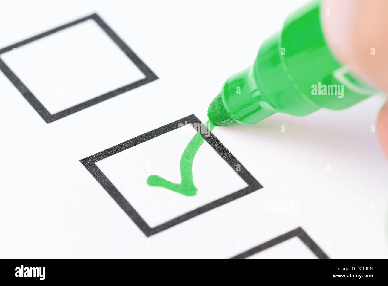 Drawing checkmark hi-res stock photography and images - Alamy
