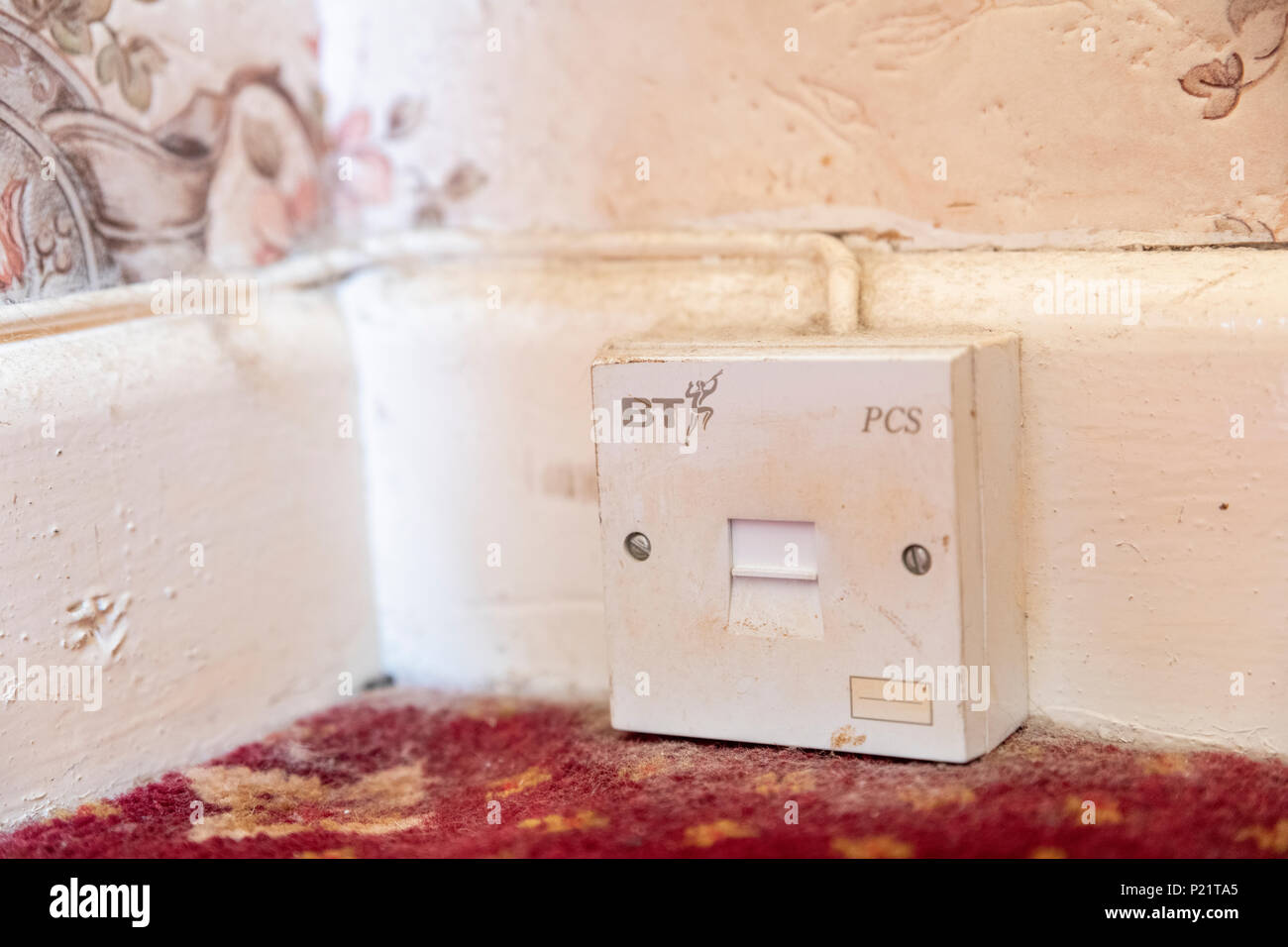 Old telephone exchange cable hi-res stock photography and images - Alamy