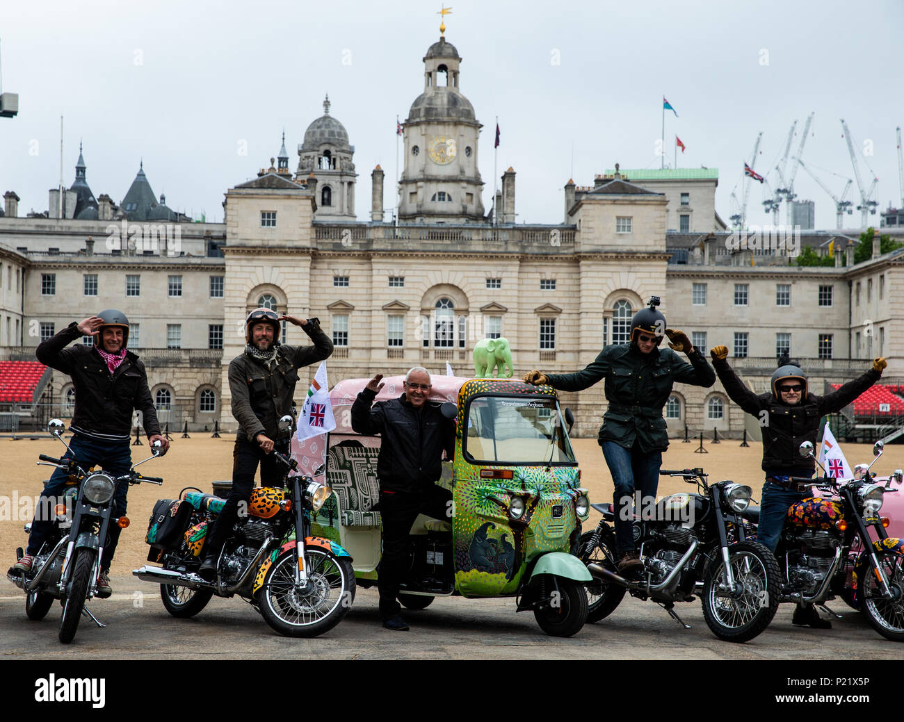 Customised fleet royal enfield bikes hi-res stock photography and ...