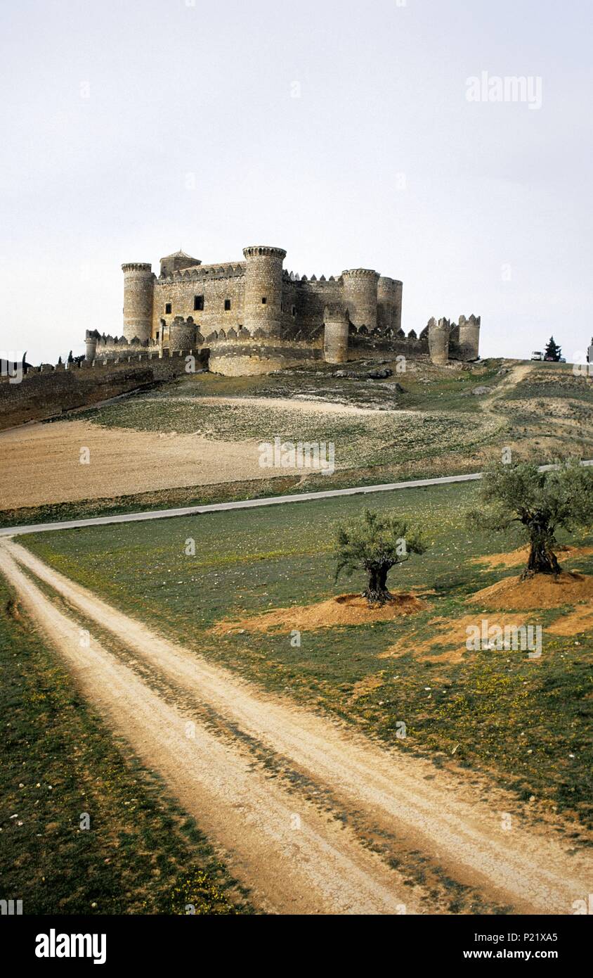 Belmonte, medieval castle (s.XV Stock Photo - Alamy