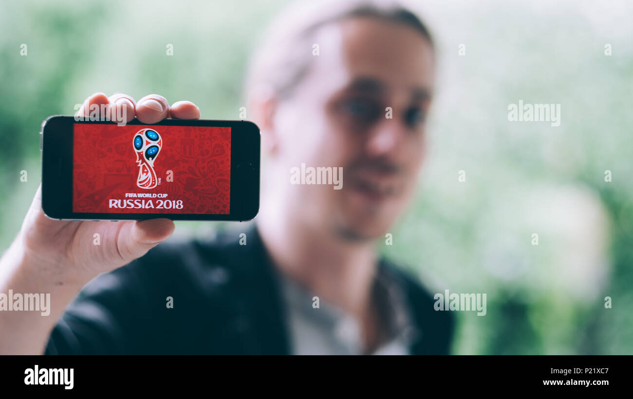 Holding the fifa world cup trophy hi-res stock photography and images ...