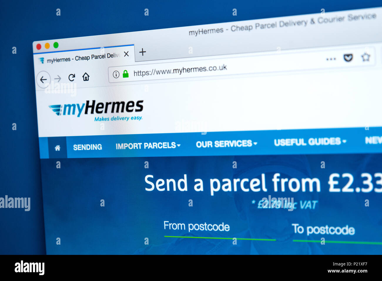 Hermes delivery logo hi-res stock photography and images - Alamy