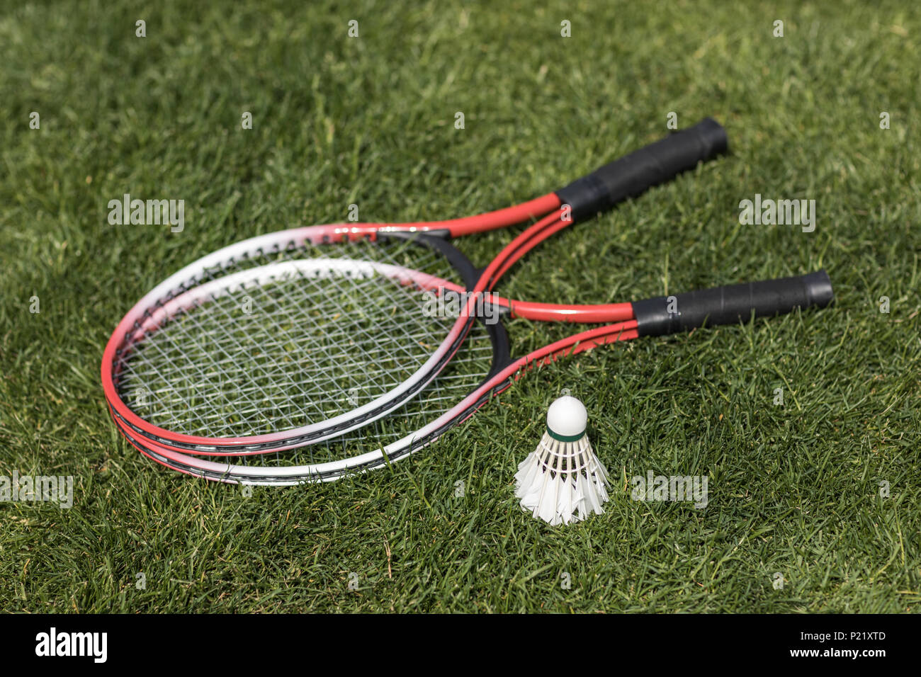Badminton birdie hi-res stock photography and images - Alamy