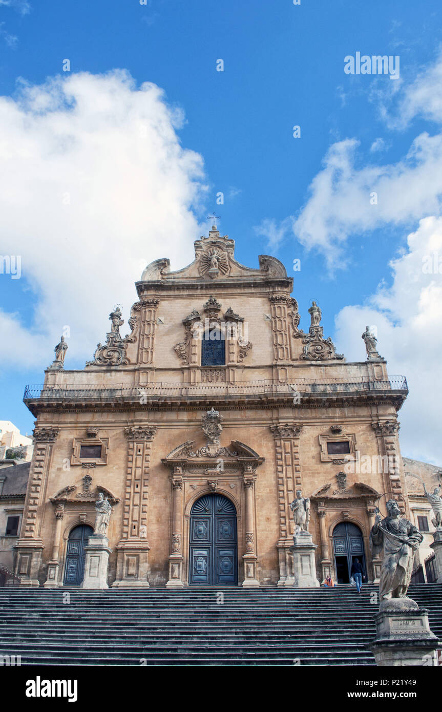 A fanstastic view of the Saint Peter Church (San Pietro) with its ...