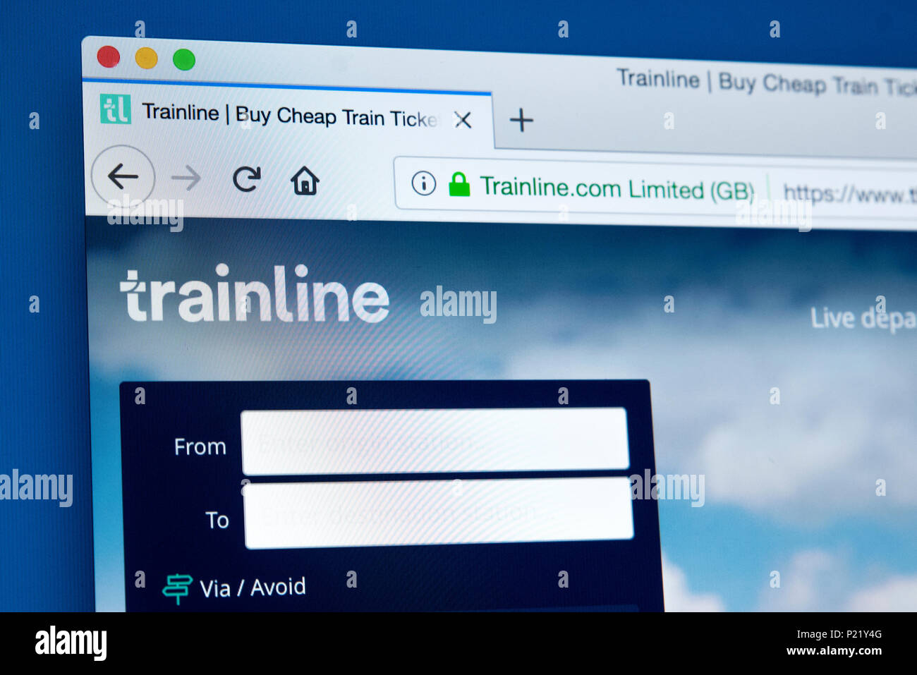 Trainline logo hi-res stock photography and images - Alamy
