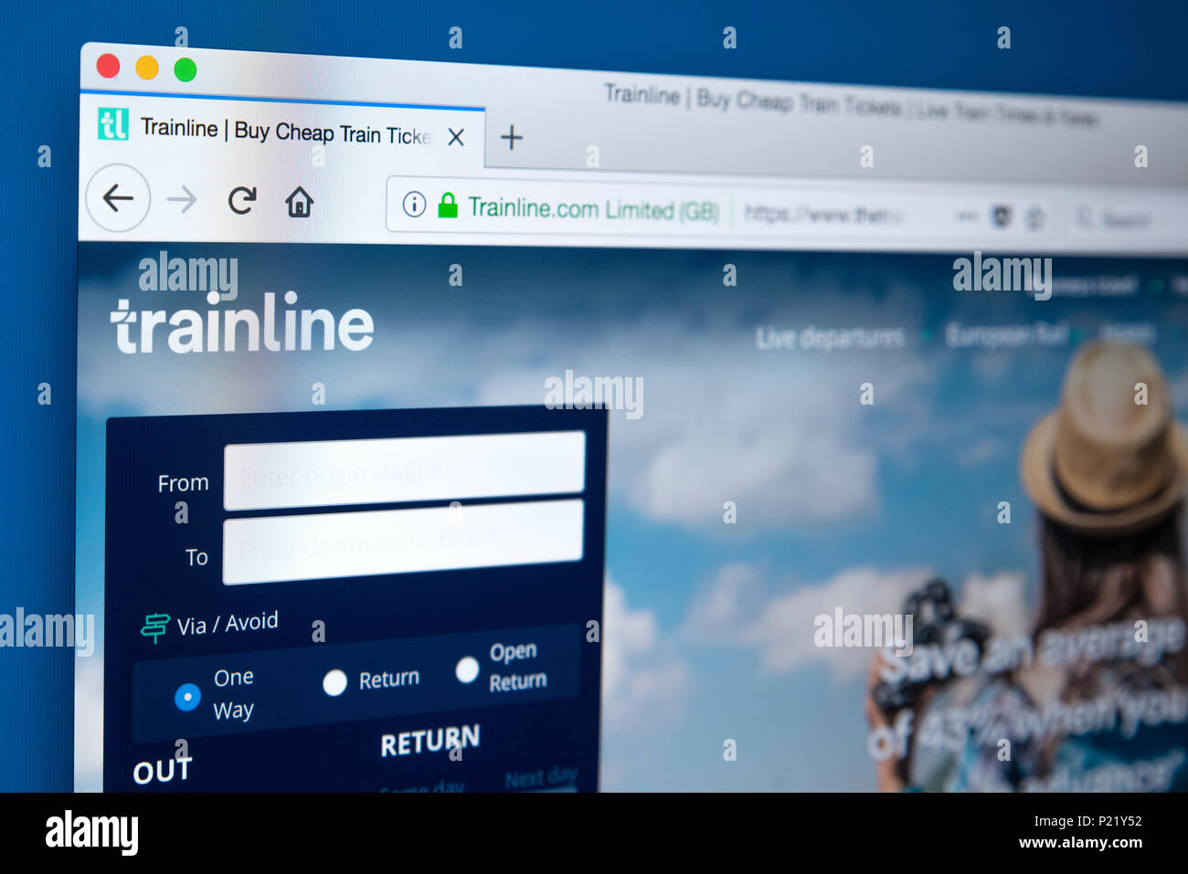 Trainline logo hi-res stock photography and images - Alamy