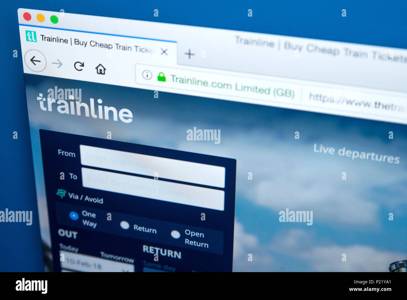 Trainline logo hi-res stock photography and images - Alamy