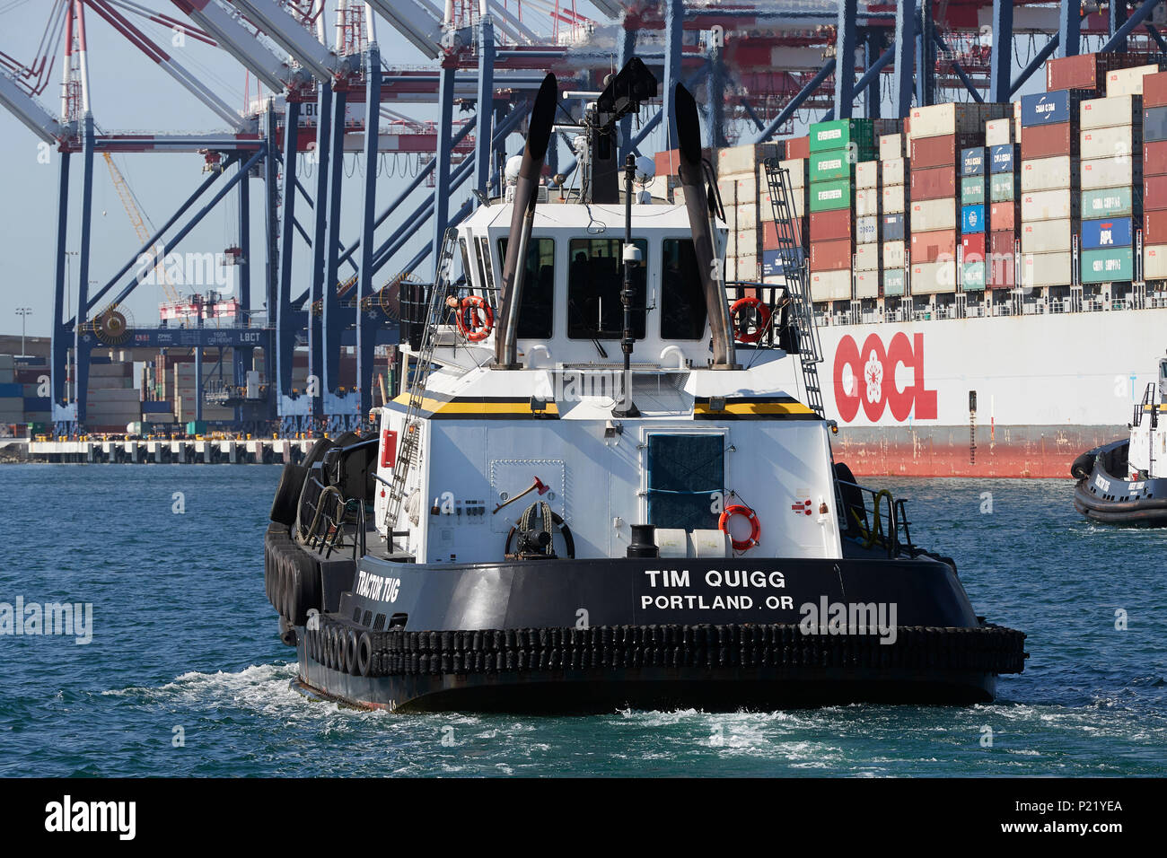 MILLENNIUM MARITIME, Tractor Tug, TIM QUIGG, Approached The OOCL ...