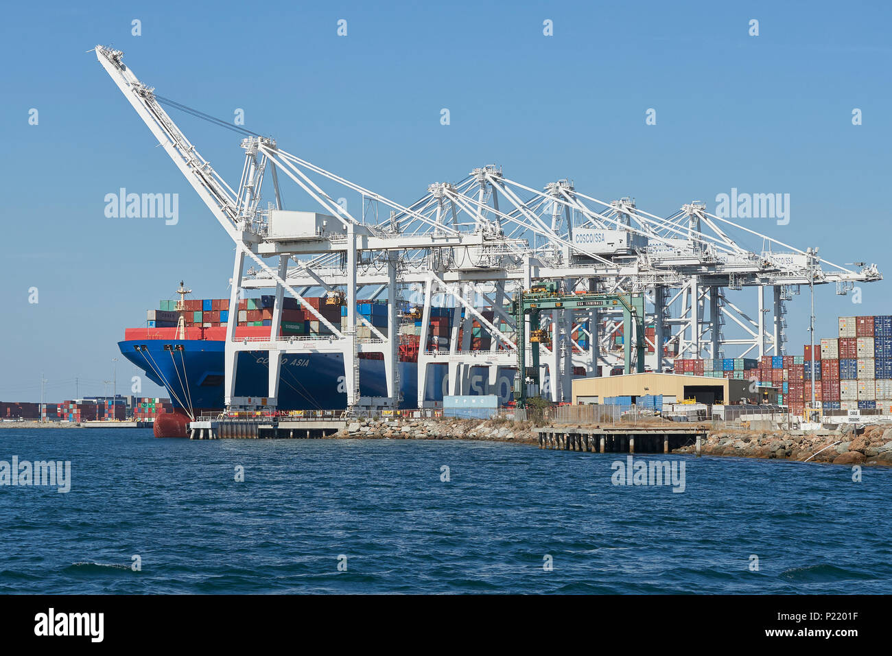 COSCO SHIPPING Container Ship, COSCO ASIA, Loading And Unloading In The ...
