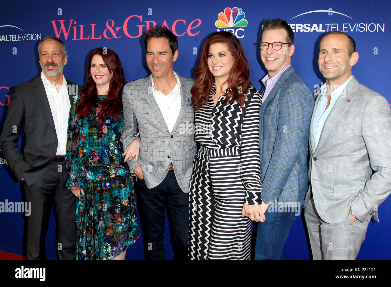 David Kohan, Megan Mullally, Eric McCormack, Debra Messing, Sean Hayes ...