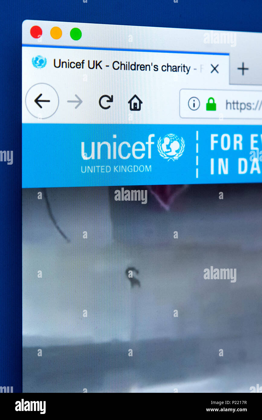 Unicef logo symbol hi-res stock photography and images - Alamy