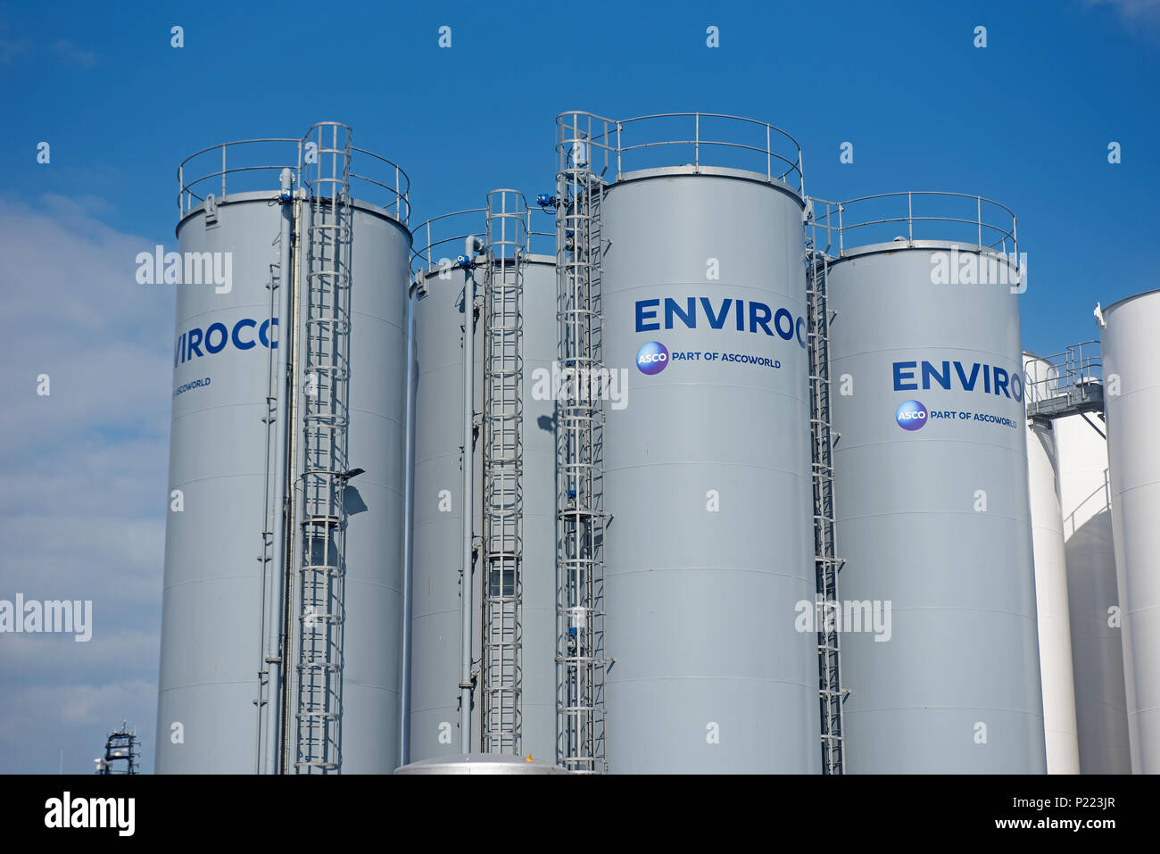 Silos that are part of the Enviroco affiliated to Ascoworld industries ...