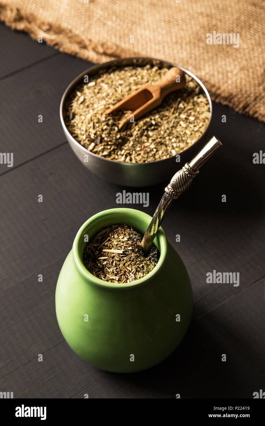yerba mate drink Stock Photo - Alamy