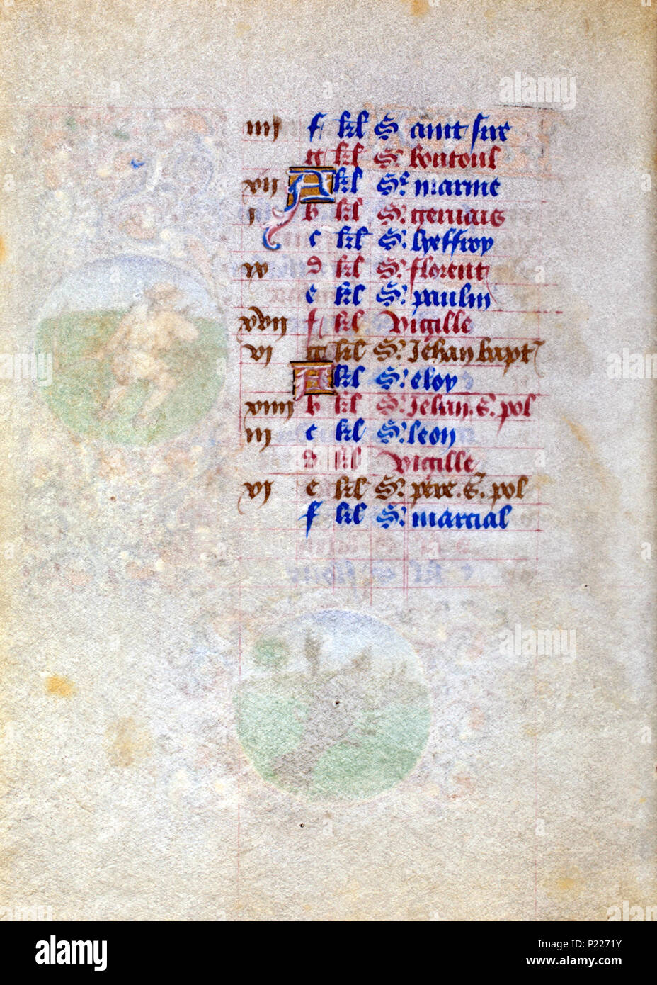 . Folio 093v from the Book of Hours of Simon de Varie - KB 74 G37a ...
