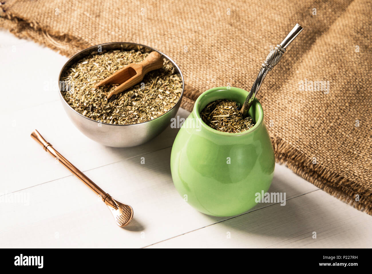 yerba mate drink Stock Photo - Alamy
