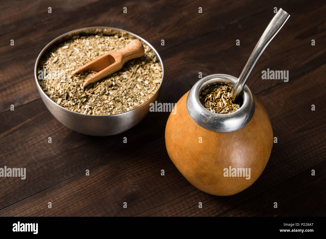 yerba mate drink Stock Photo - Alamy