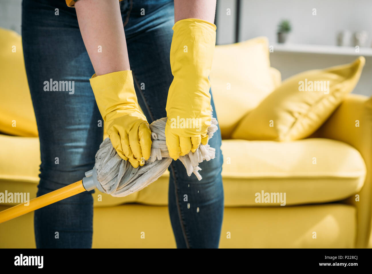 Wringing out rag hi-res stock photography and images - Alamy