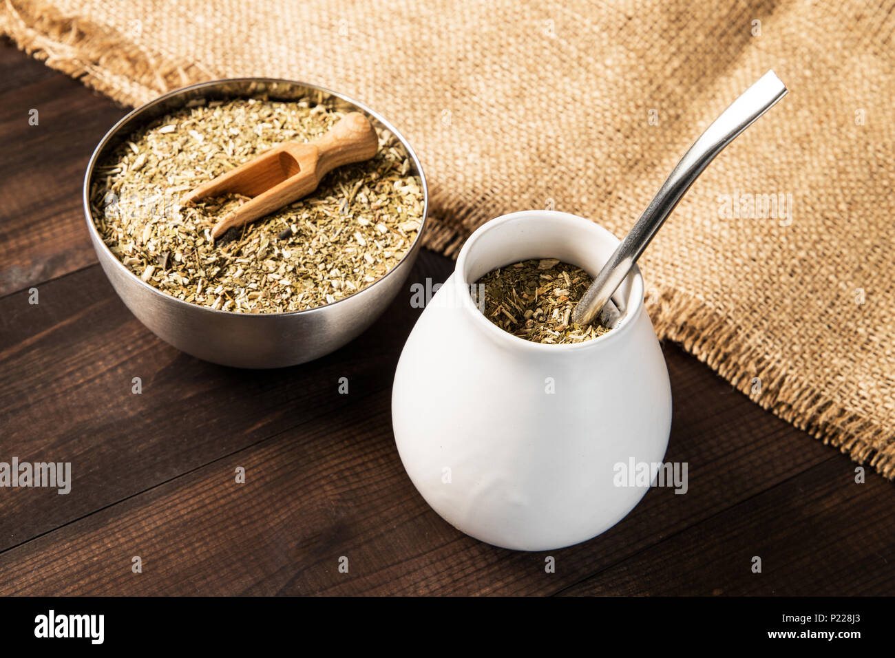 yerba mate drink Stock Photo - Alamy