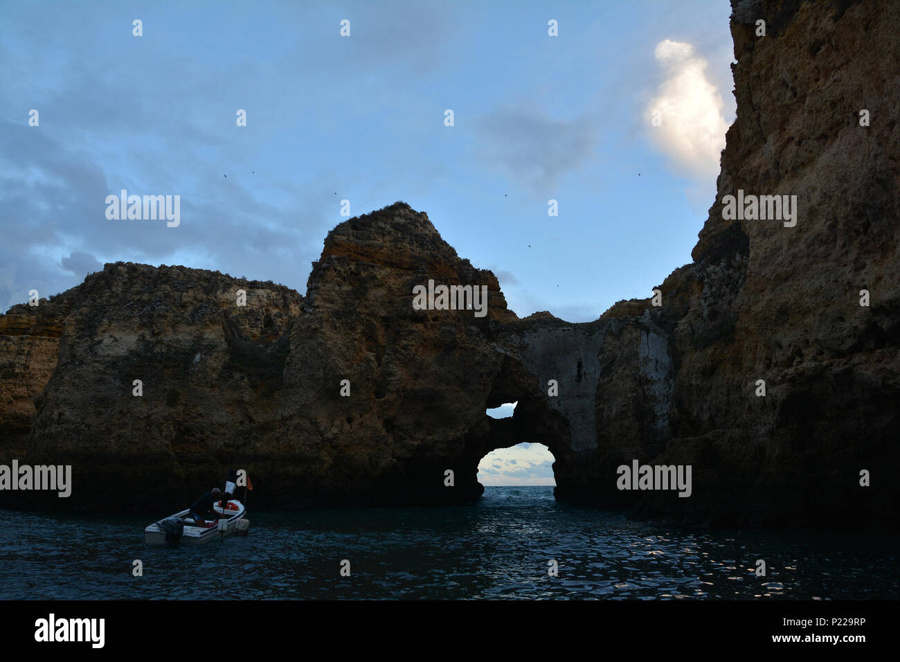 Amazing and unique cliffs formation with sea arches, grottos and ...