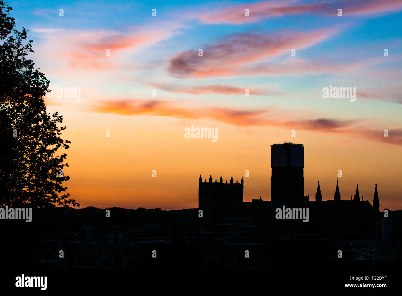 Durham cathedral silhouette hi-res stock photography and images - Alamy
