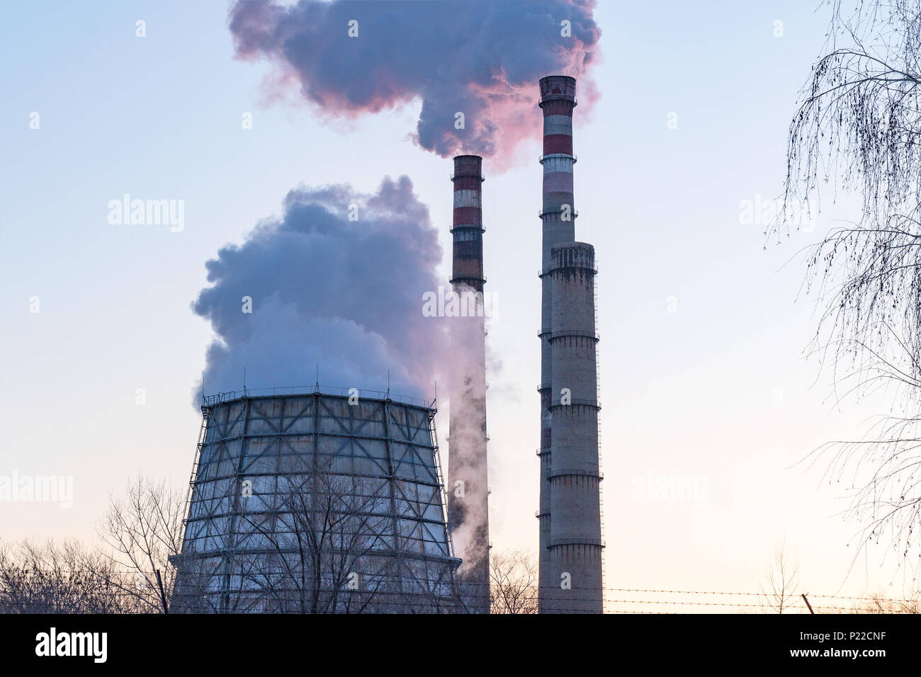 Factory Smoke Stack Stock Photos & Factory Smoke Stack Stock Images - Alamy