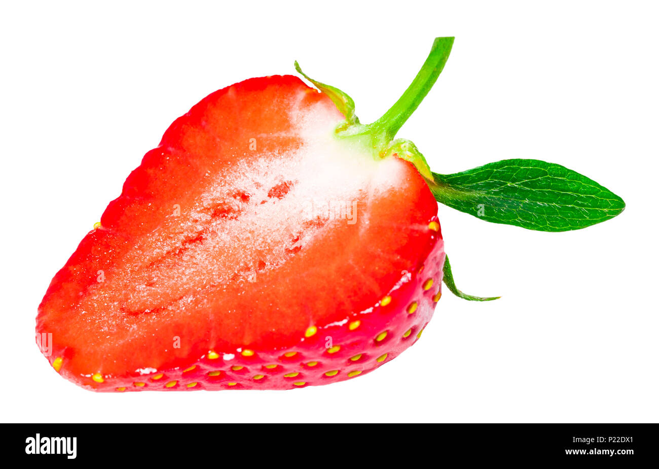 Strawberry isolated on white background. Clipping Path Stock Photo - Alamy