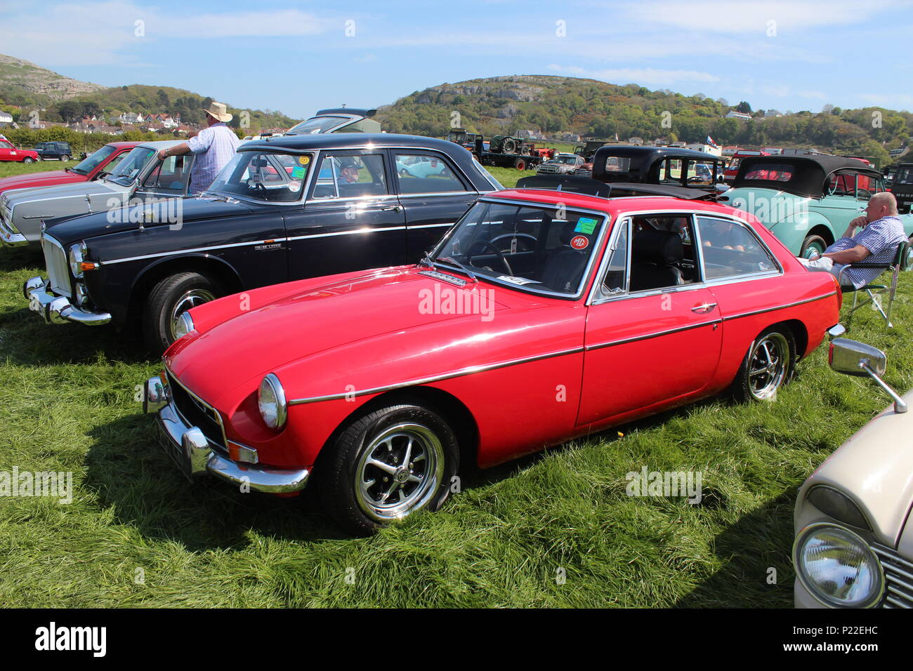 Classic Car Show Llandudno. Wales Stock Photo - Alamy