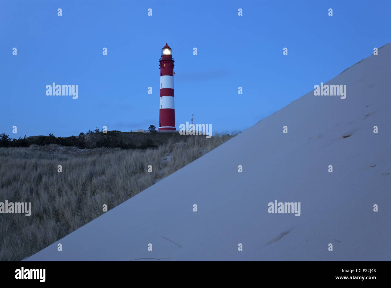 Lighthouse, island Amrum, the North Sea, Schleswig-Holstein Wadden Sea ...