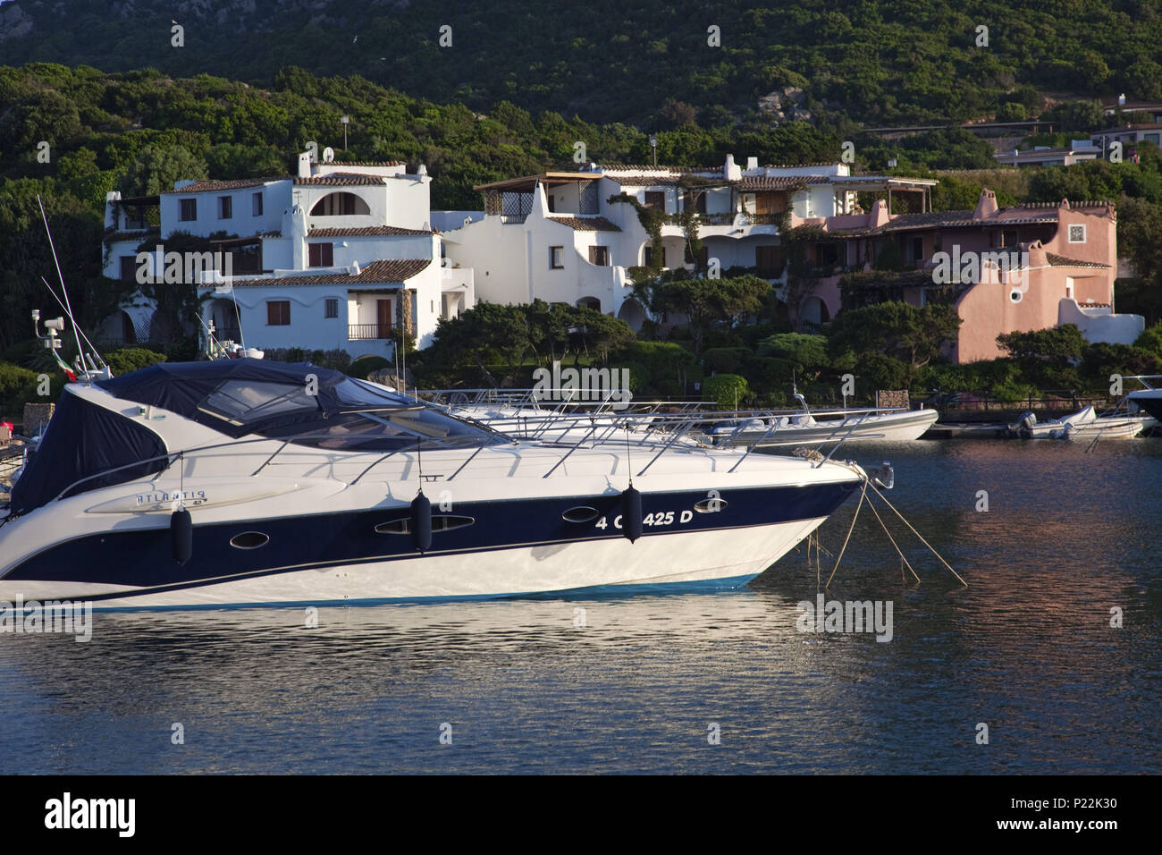 Yacht harbour of Porto Cervo, Costa Smeralda, Sardinia, Italy Stock ...