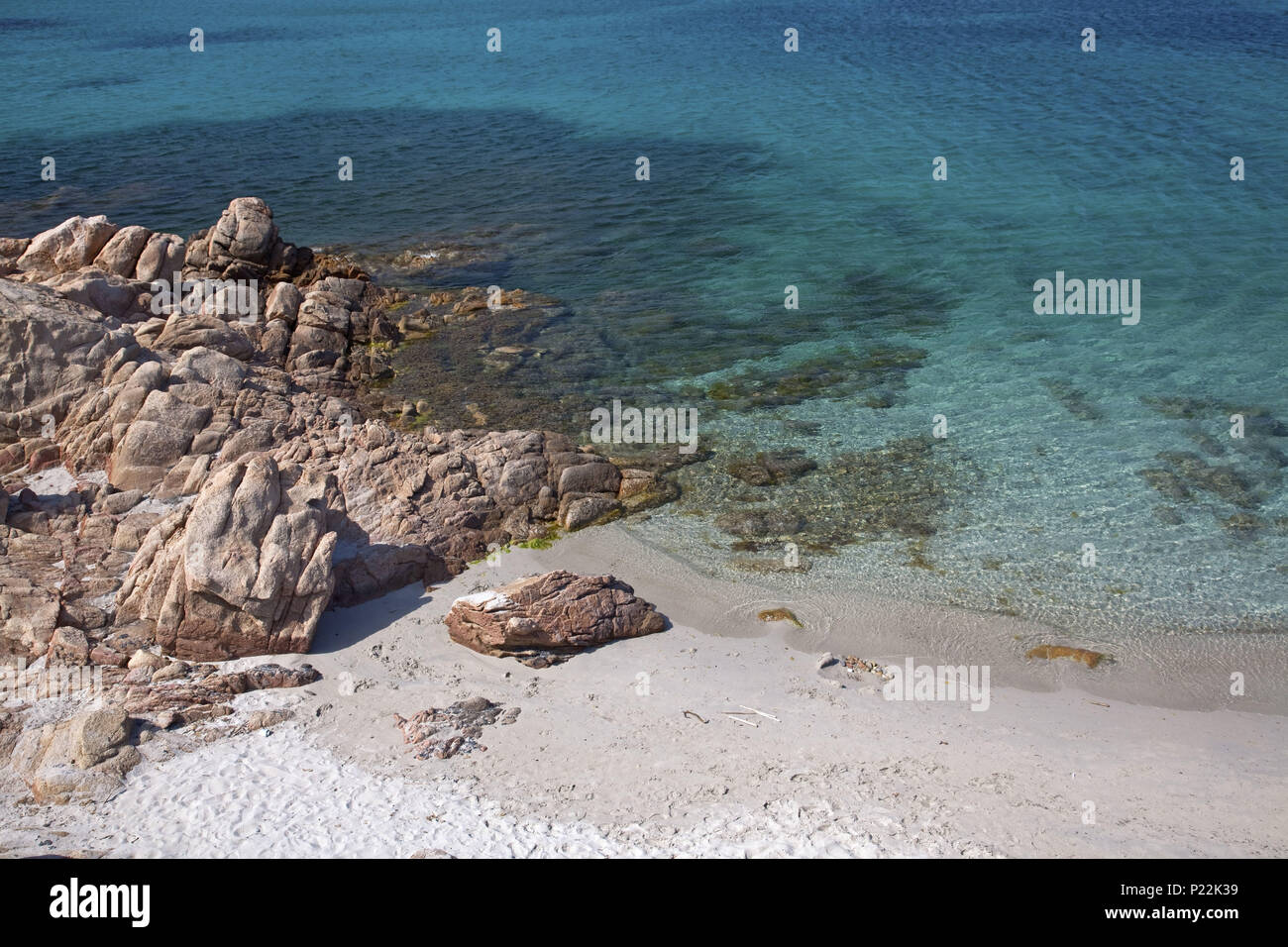 Beach in the Cala Portese, Isola Caprera, La Maddalena, Maddalena ...