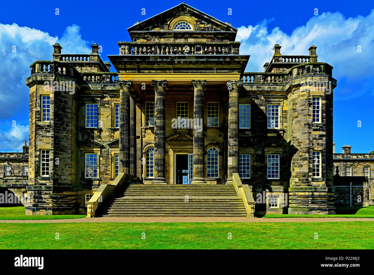 National Trust Seaton Delaval Hall Northumberland Stock Photo - Alamy