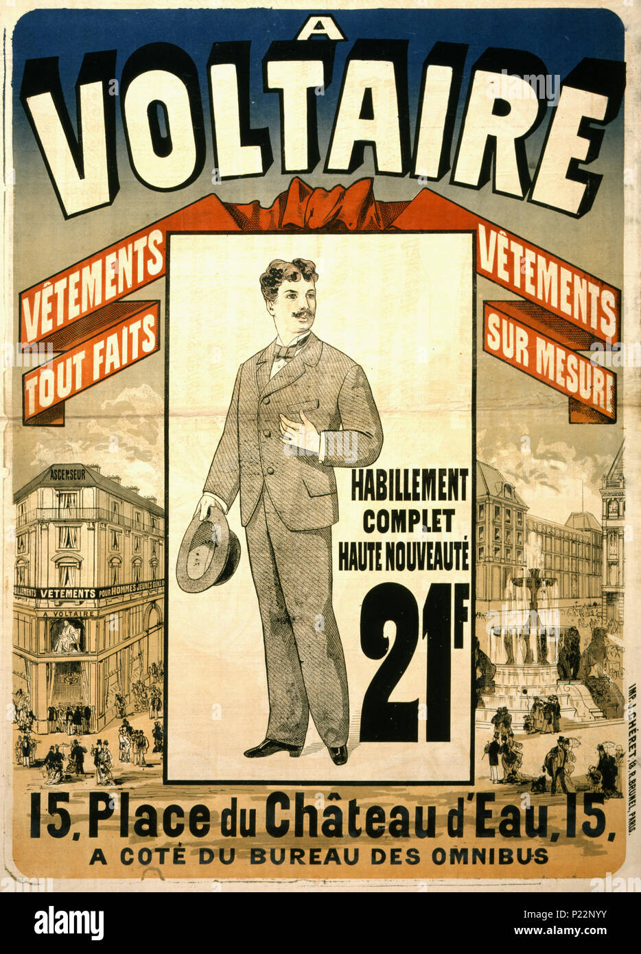 4 A Voltaire - vêtements tout fait, vêtements sur mesure Stock Photo ...