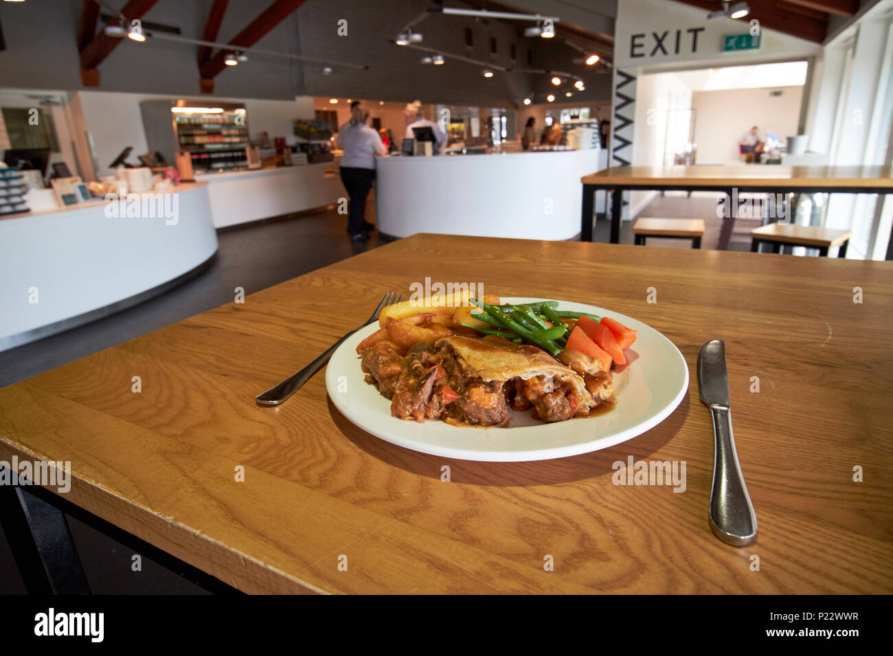 steak pie locally produced meal in Tebay services on the M6 in Cumbria ...