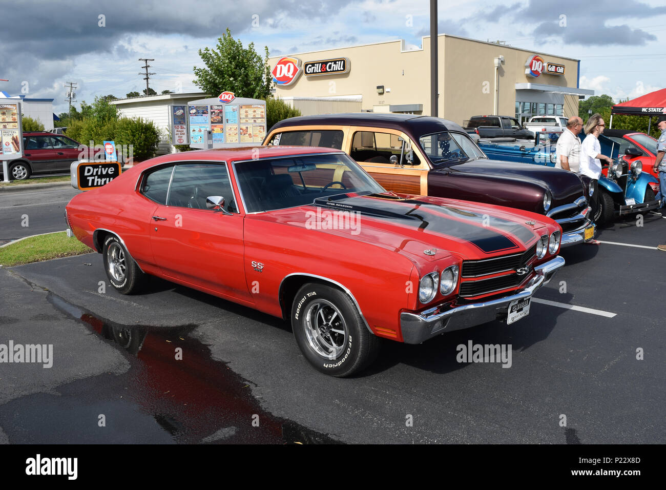 A Red SS396 Chevrolet Chevelle Car Stock Photo - Alamy