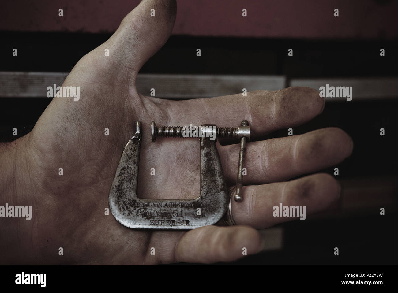 Old clamp hi-res stock photography and images - Alamy