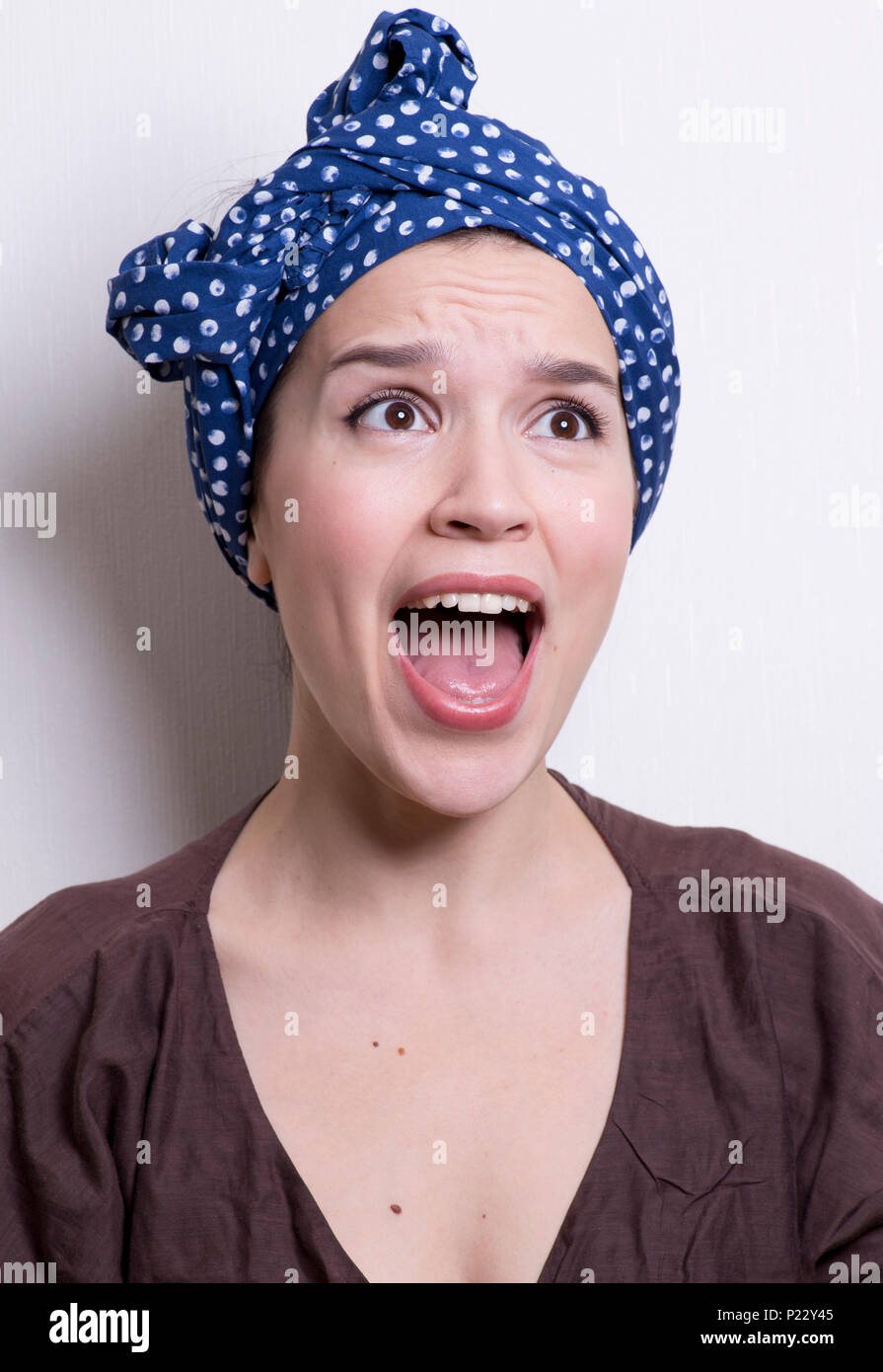 Vintage Woman Screaming Stock Photos & Vintage Woman Screaming Stock ...