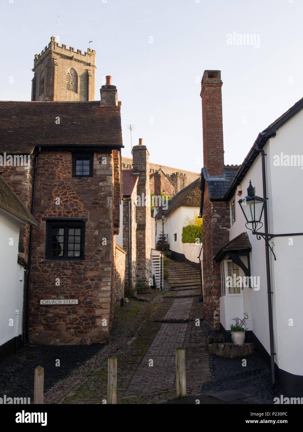 Somerset minehead church steps hi-res stock photography and images - Alamy
