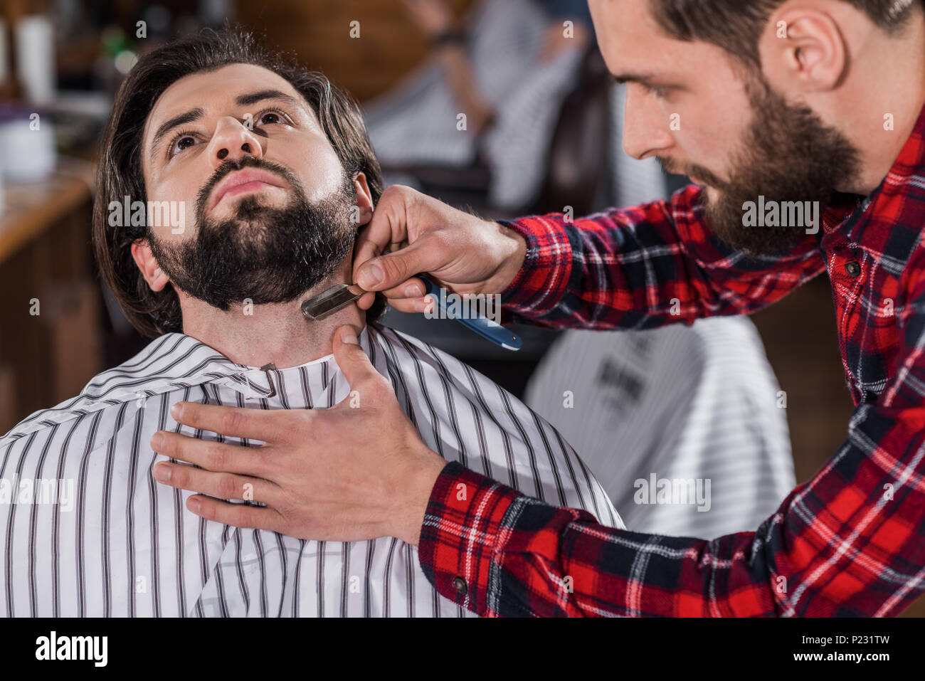 Close up shot machine cutting hi-res stock photography and images - Alamy