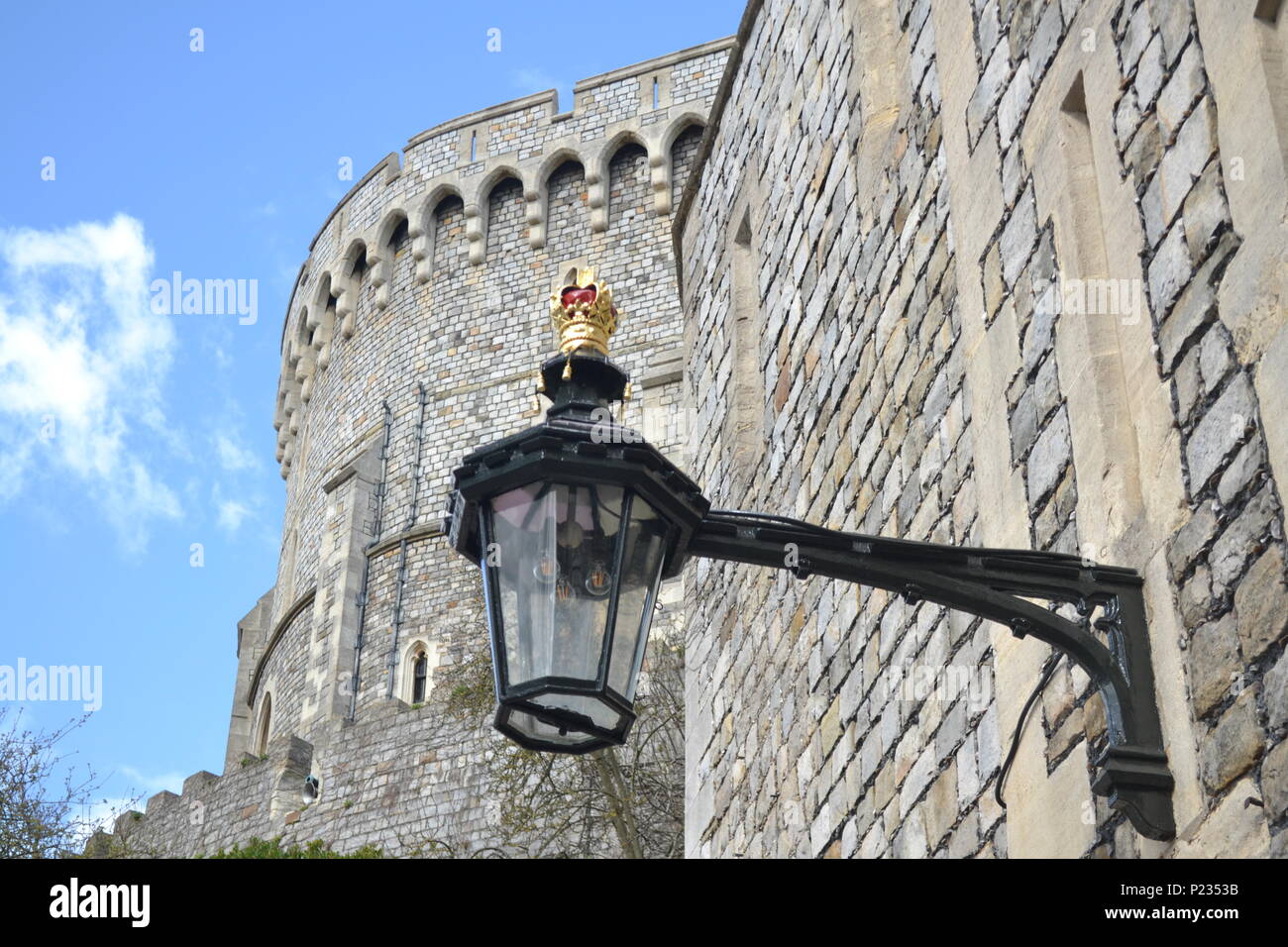 Decorative light on Windsor Castle Stock Photo - Alamy