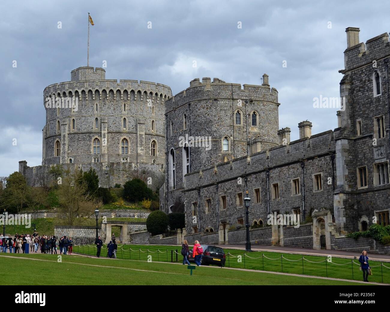 Windsor Castle Keep Stock Photo - Alamy