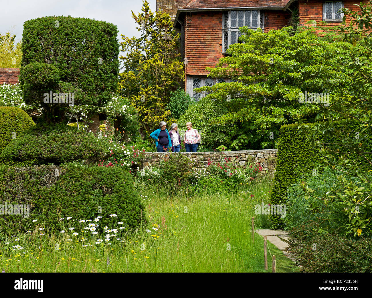 The gardens of Great Dixter, Northiam, East Sussex, England UK Stock ...