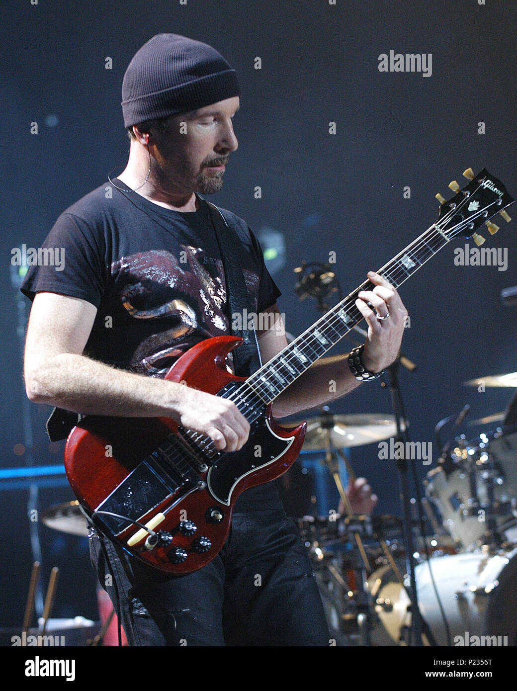 NOVEMBER 18 - ATLANTA, GA: The Edge of U2 performs during the band's ...