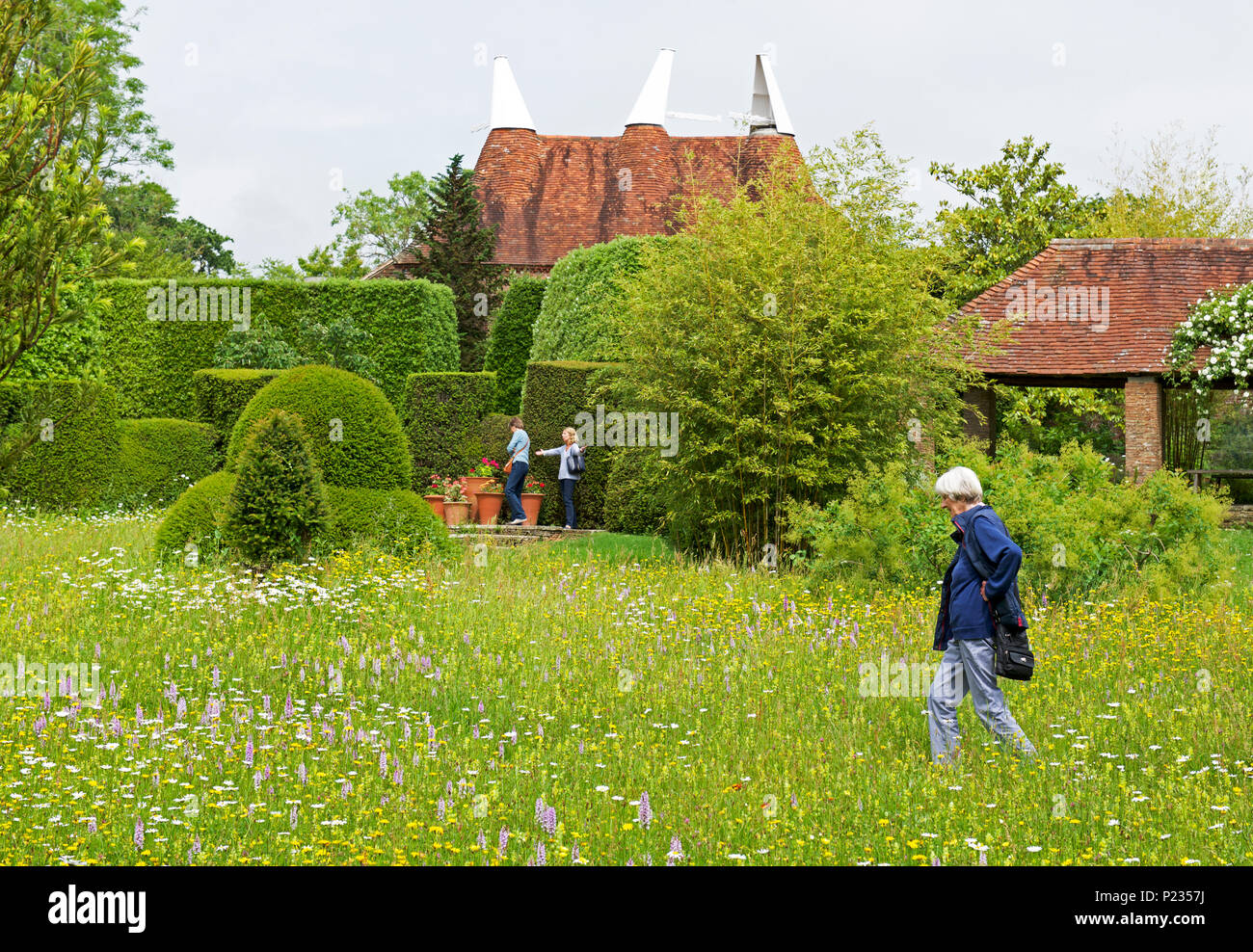 The gardens of Great Dixter, Northiam, East Sussex, England UK Stock ...