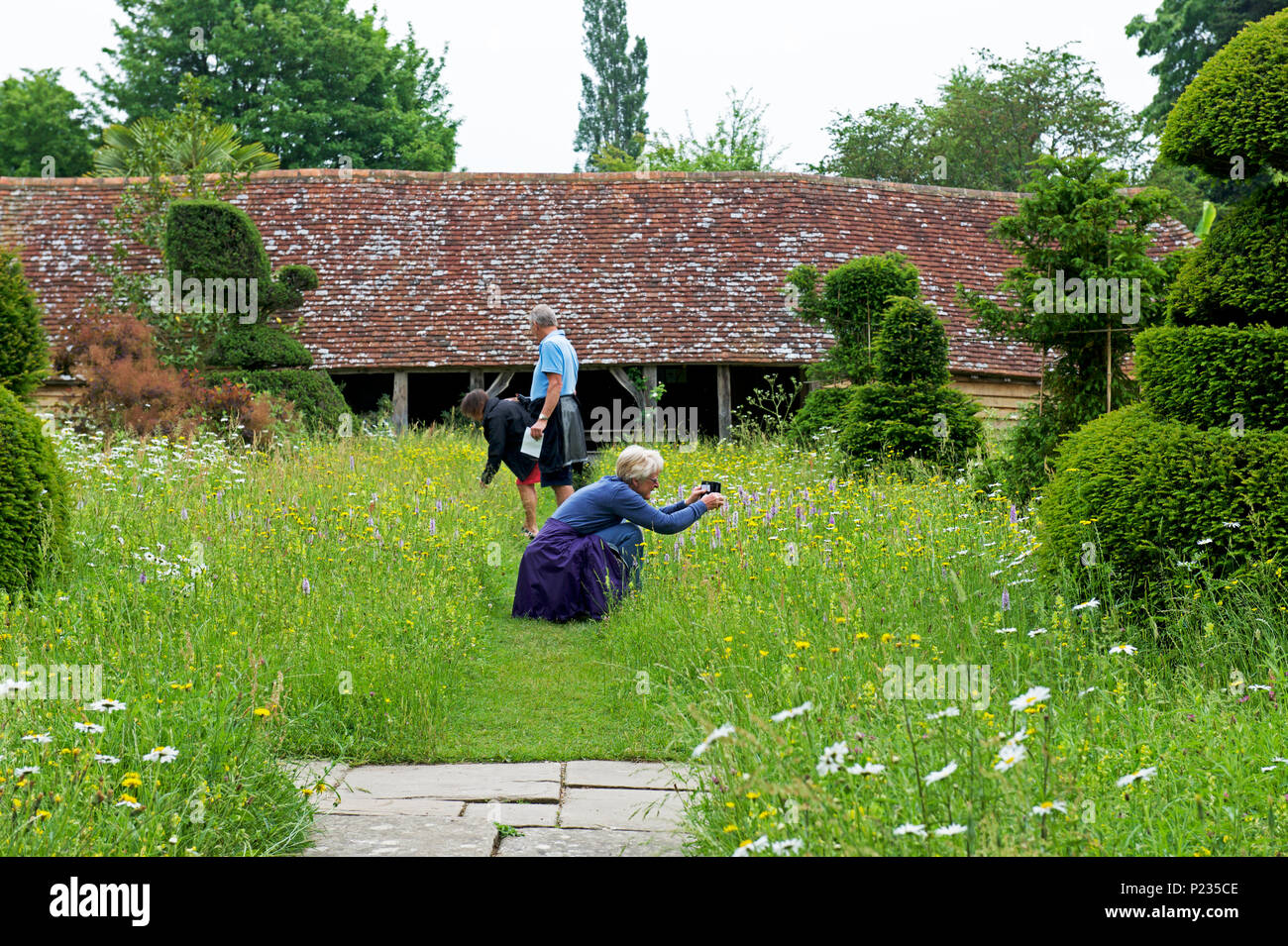The gardens of Great Dixter, Northiam, East Sussex, England UK Stock ...