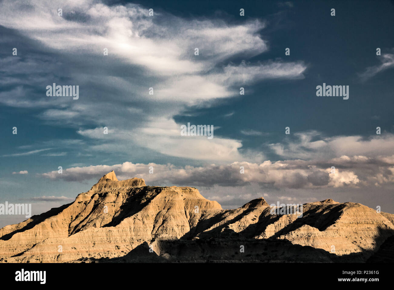 South Dakota, Badlands National Park, rock formation Stock Photo - Alamy