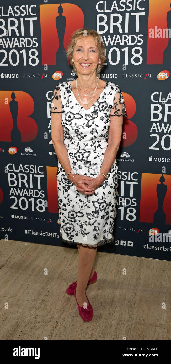 Virginia Lynn, Daughter of Dame Vera Lynn, arrives at the Classic Brit ...