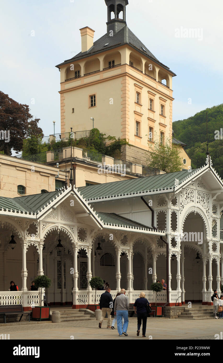 Karlovy vary market colonnade czech hi-res stock photography and images ...