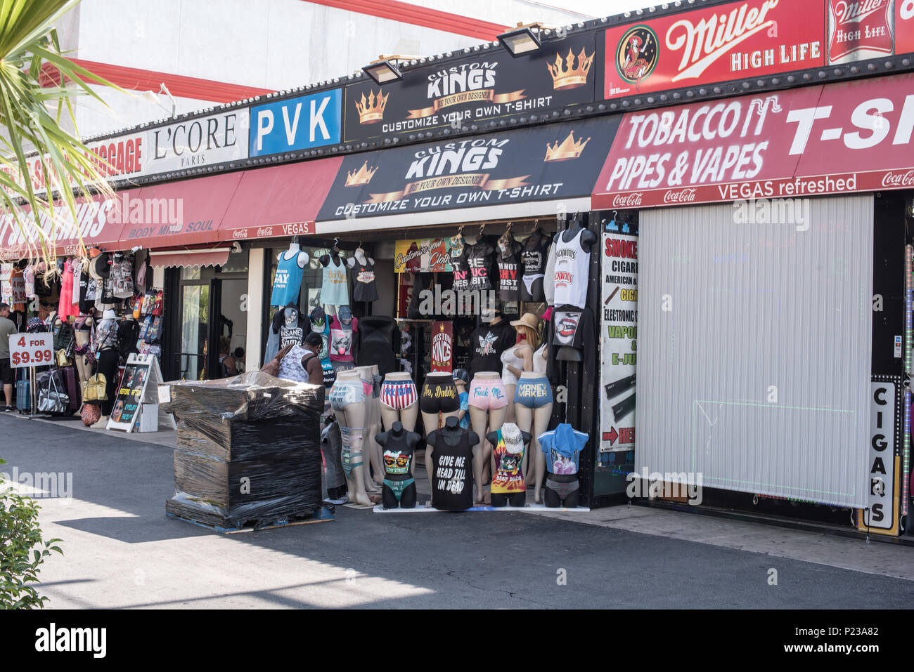 Sin City in Las Vegas in Nevada USA, June 2018 Stock Photo - Alamy