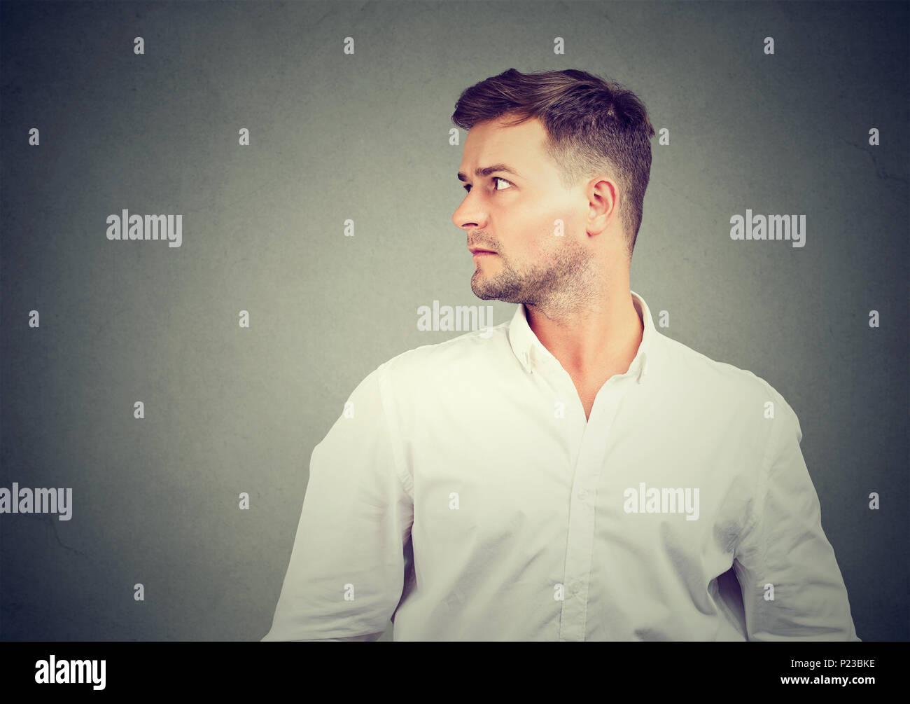 Male model profile hi-res stock photography and images - Alamy