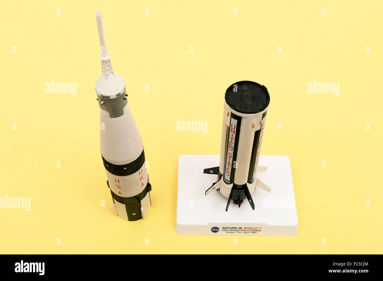 Airfix IB Appollo 7 rocket scale model Stock Photo - Alamy